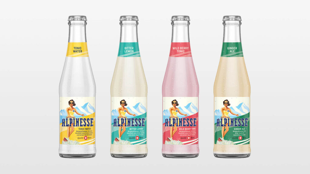 Alpinesse avec de l'eau de source des Grisons | BAR NEWS